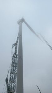 First 115-metre blade on Sg 14-236 Dd OWT prototype installed