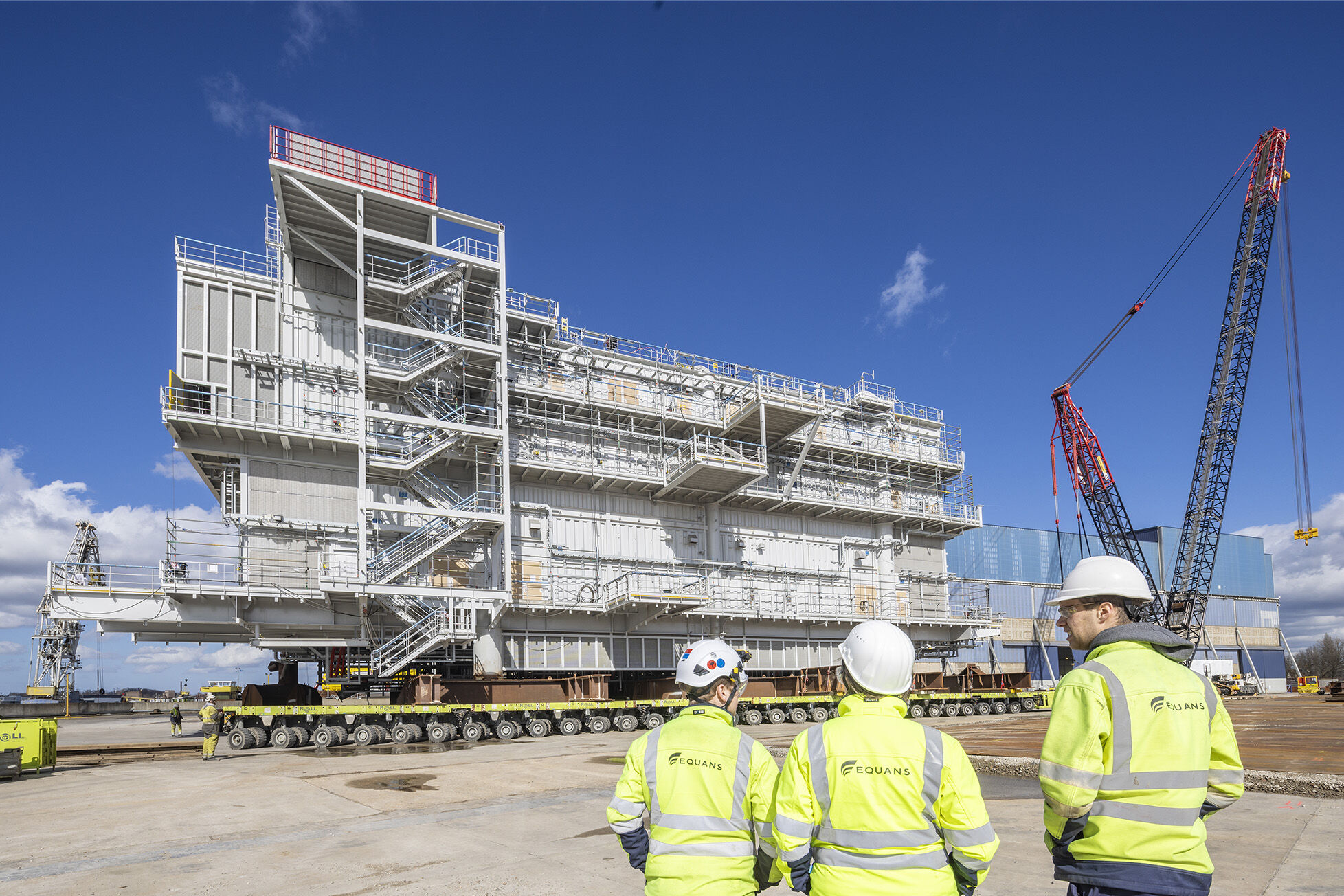 Topside HKW Alpha left construction hall