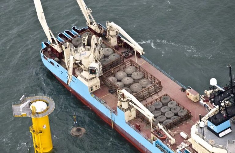 Kyowa Filter Units for monopile scour protection on Teesside OWF