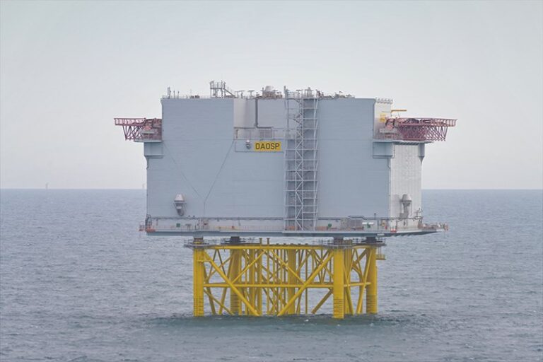 World’s first unmanned HVDC offshore platform installed