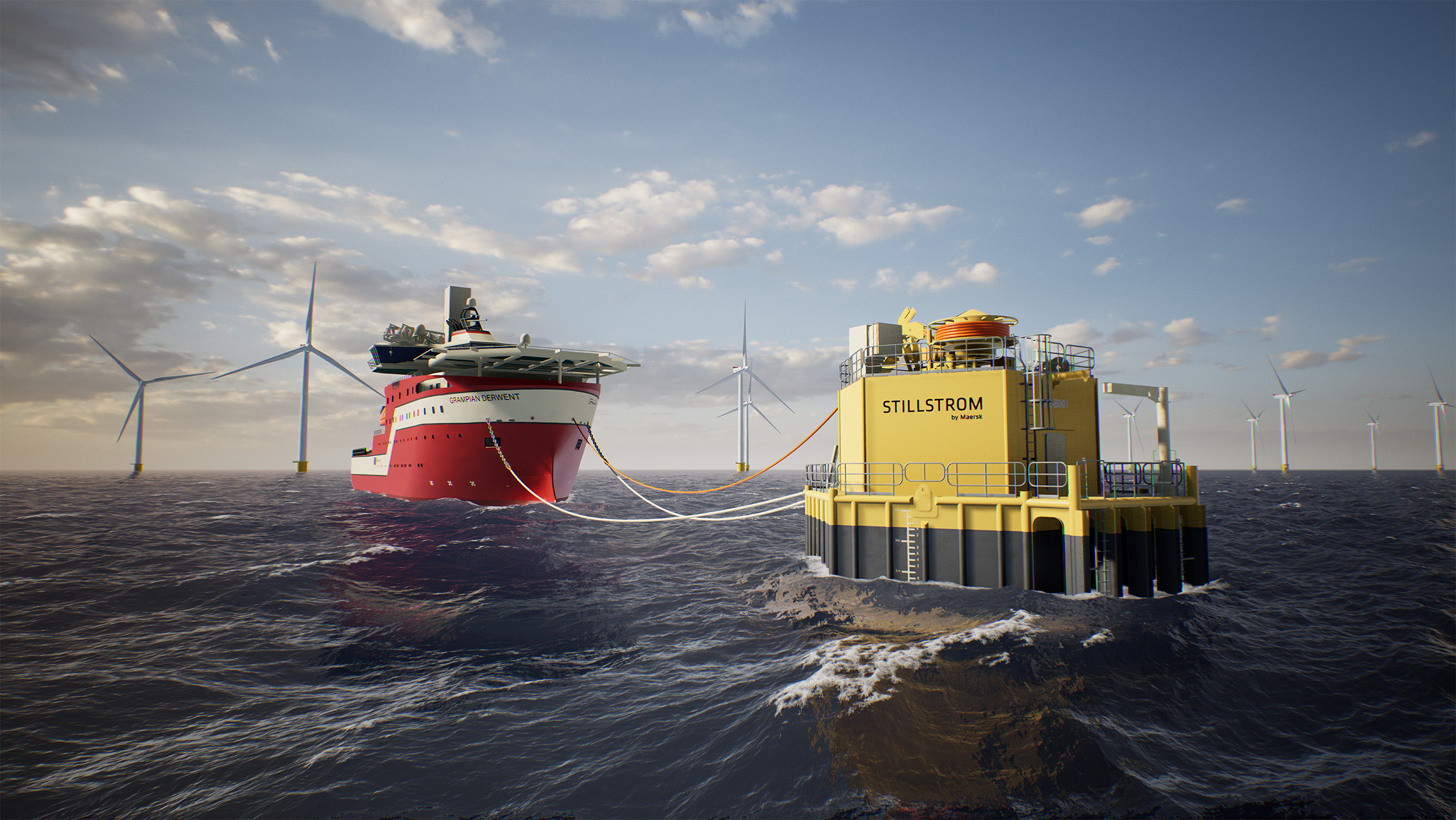 Offshore charging and vessel electrification for SOVs