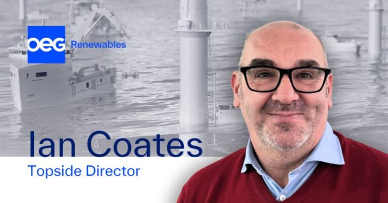 OEG Renewables appoints Ian Coates as Topside Director - Ocean Energy ...