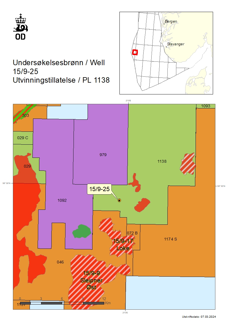 Confirmed gas discovery in North Sea