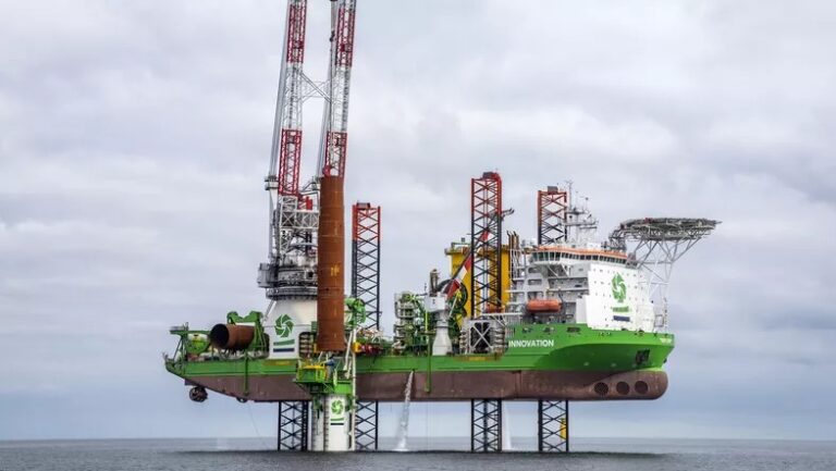 Monopile installation campaign on Iles d’Yeu et de Noirmoutier OWF