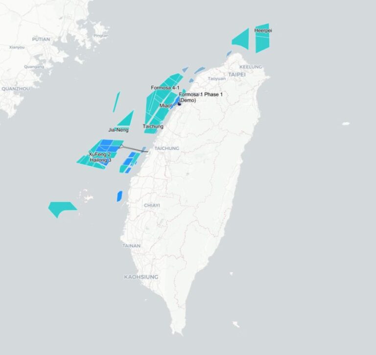 Taiwan wrapped up its 3.2 offshore wind auction round - Ocean Energy ...