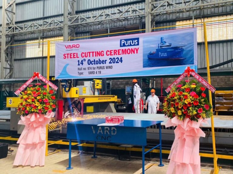 Construction begins on C/SOV Purus Coriolis