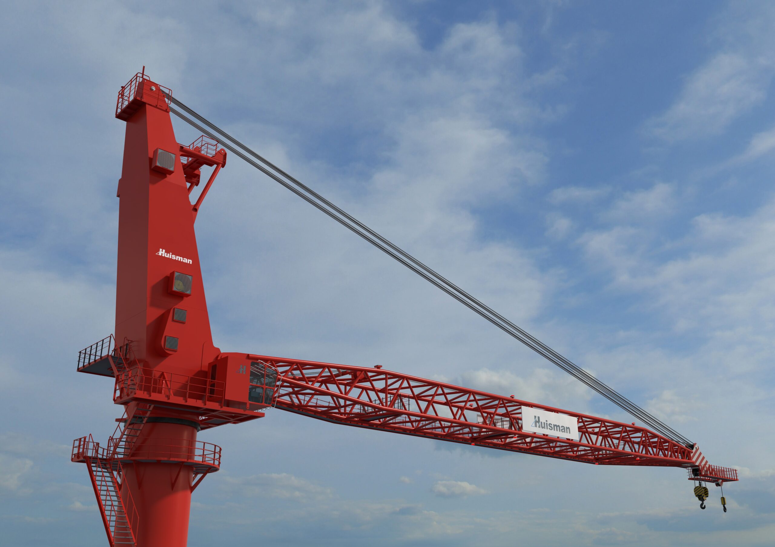 Huisman secures contract for 100MT Pedestal Mounted Crane