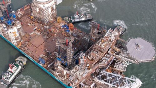 Launch of Havfram’s first offshore installation vessel