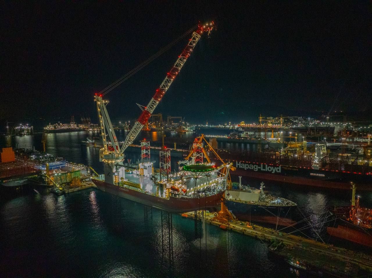 Hanwha Ocean delivers H3306 Wind Maker to Cadeler