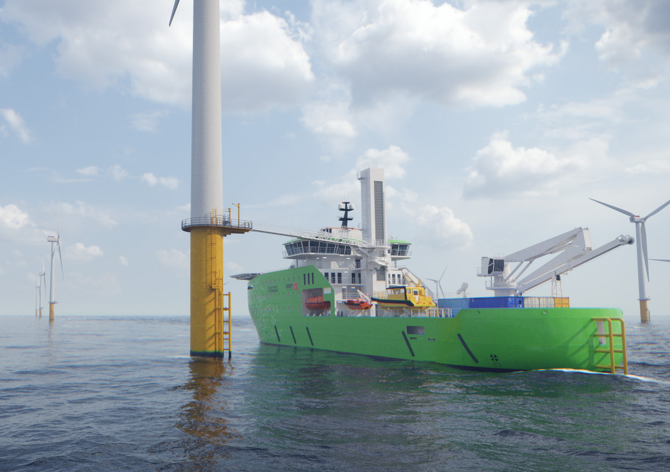 SMST supplies equipment to first fully electric CSOV