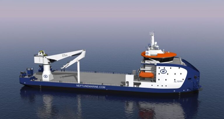 Cable maintenance vessel Altera under construction - Ocean Energy Resources