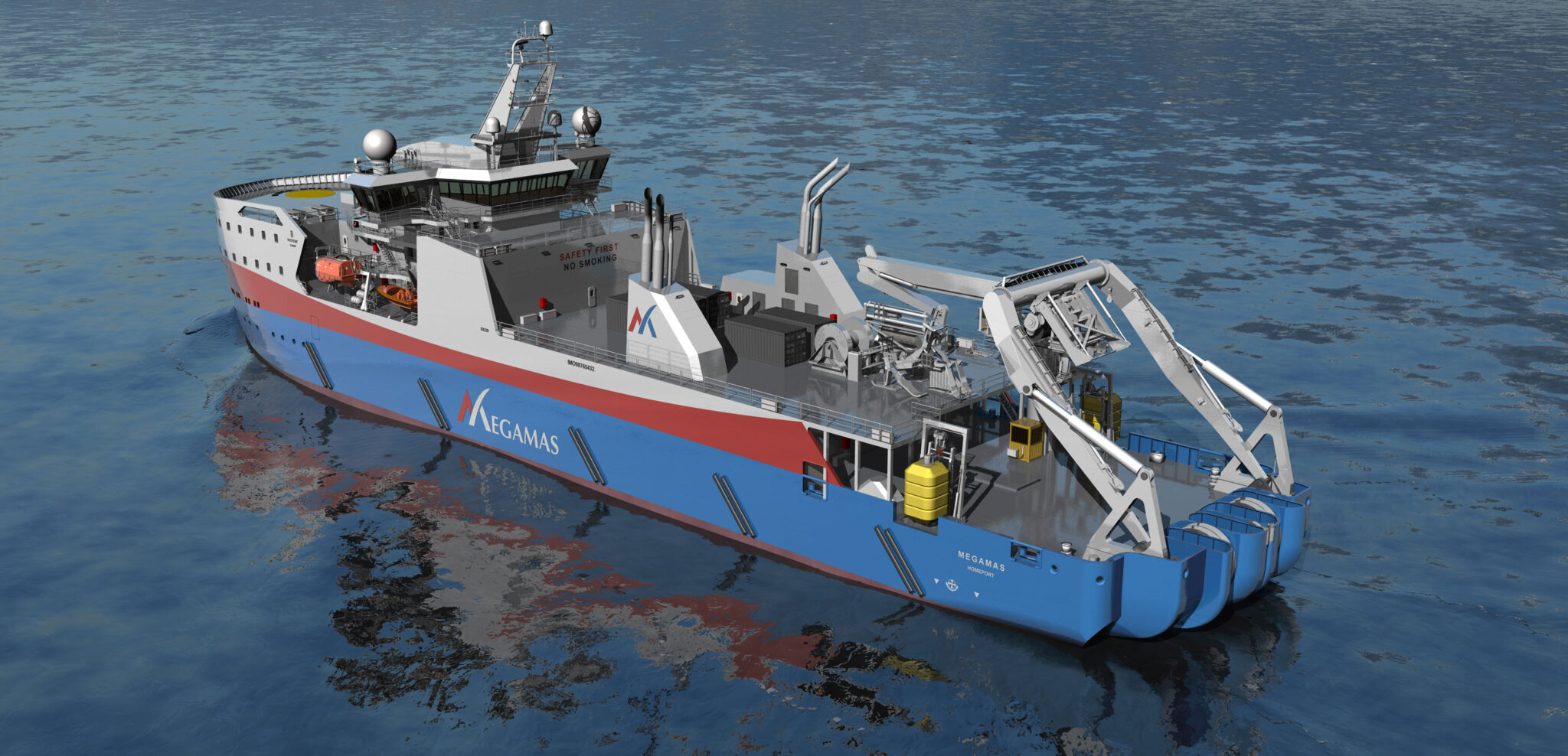 Megamas contracts Ulstein for cable-laying vessel design