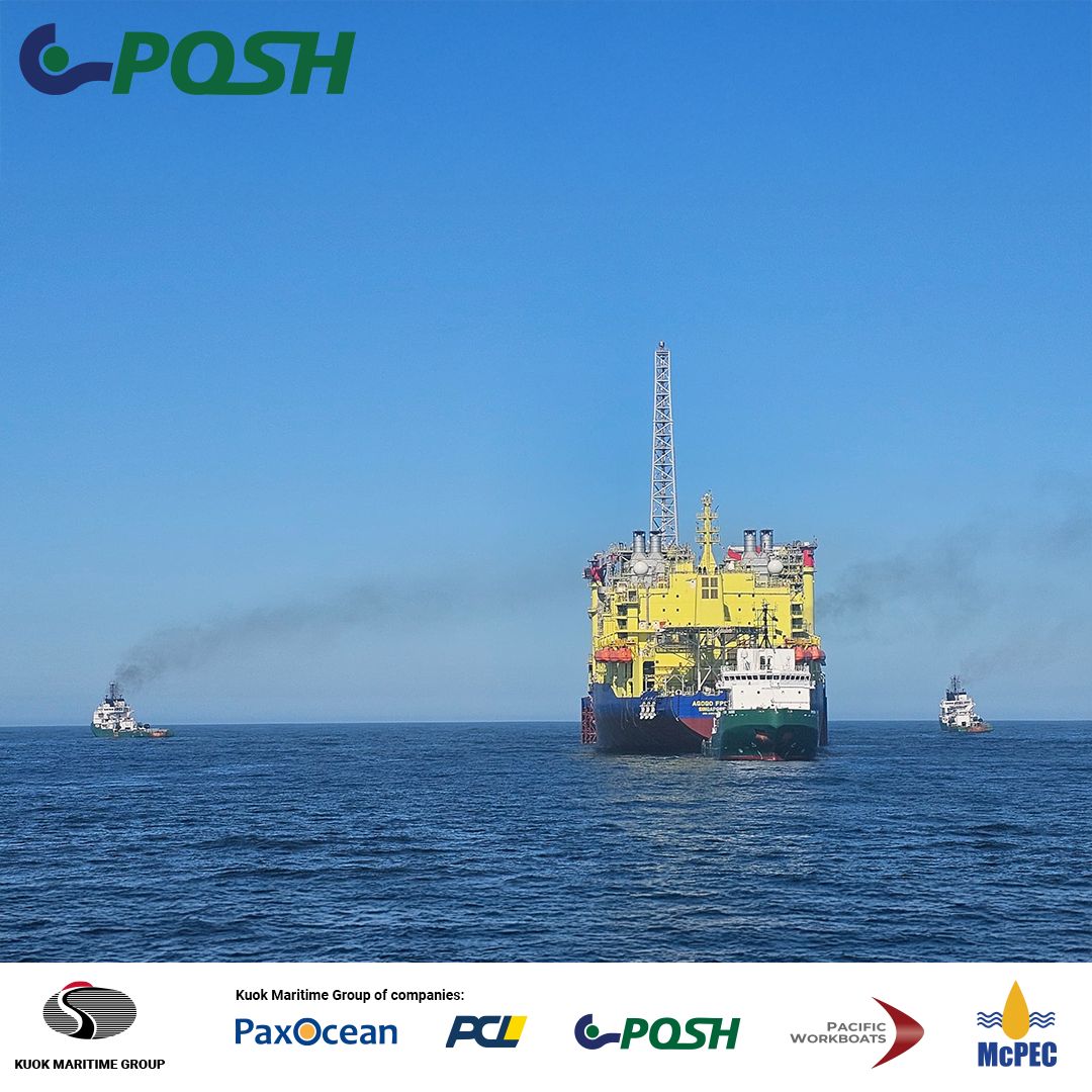 POSH completes transoceanic tow of Agogo FPSO