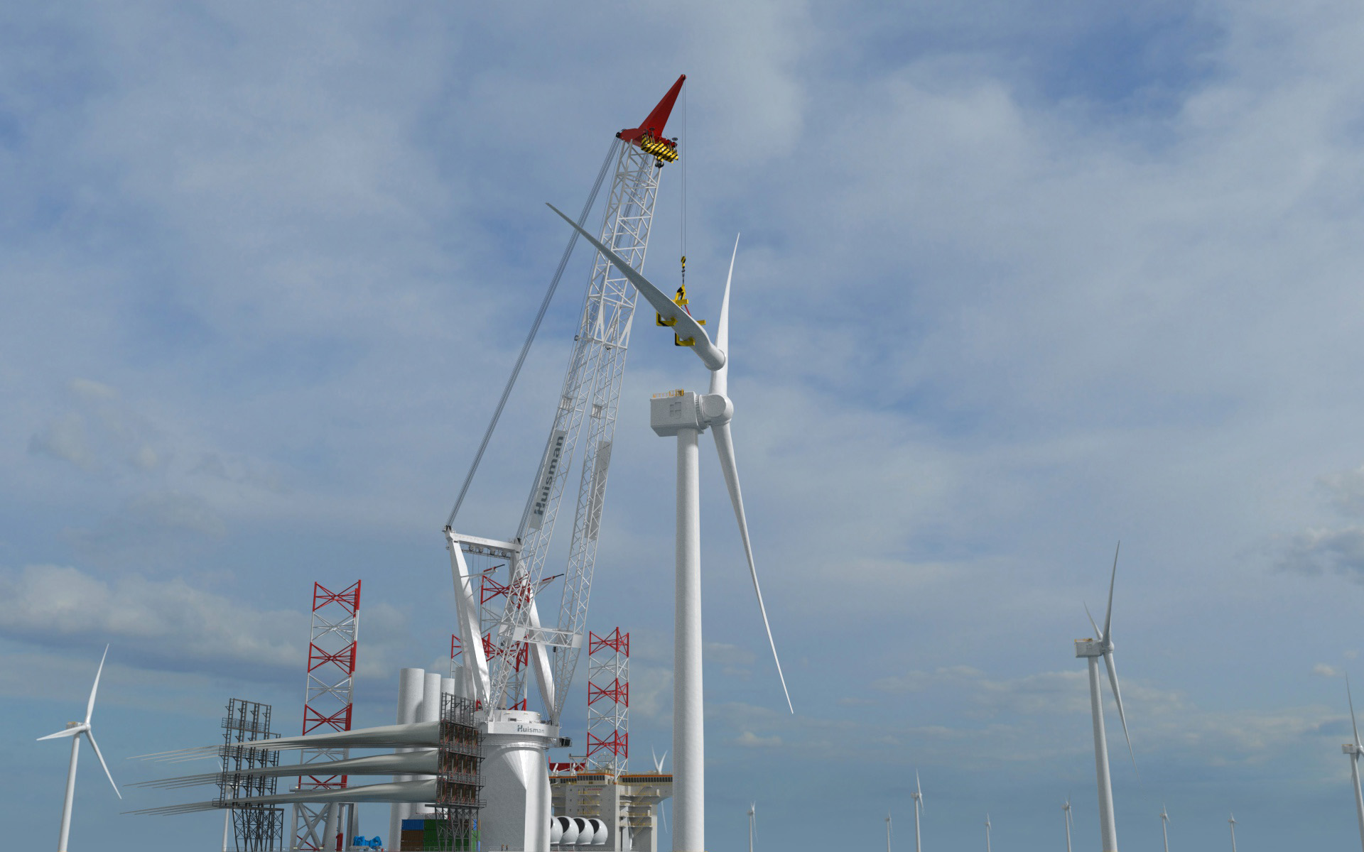 Huisman to deliver 2,600mt LEC for Hanwha Ocean