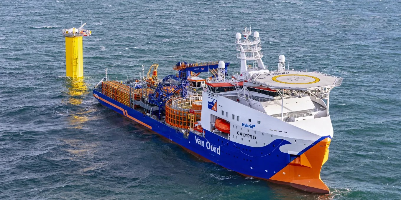 First deployment cable-laying vessel Calypso - Ocean Energy Resources