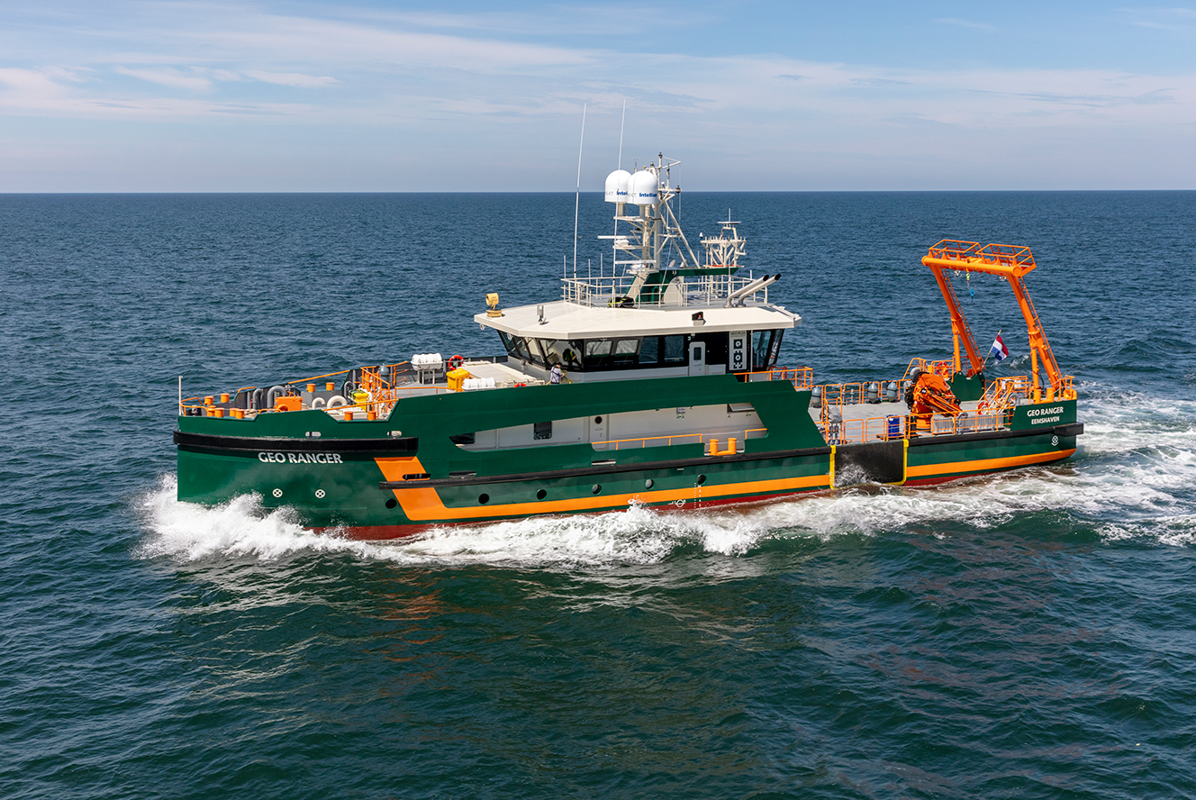 Dutch hybrid survey vessel officially launched