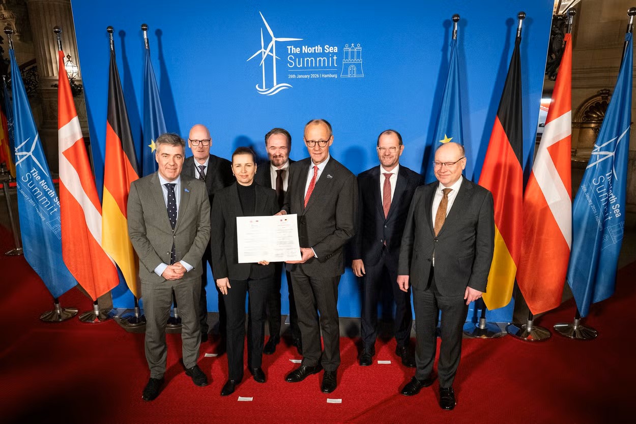Germany, Denmark sign energy island deal