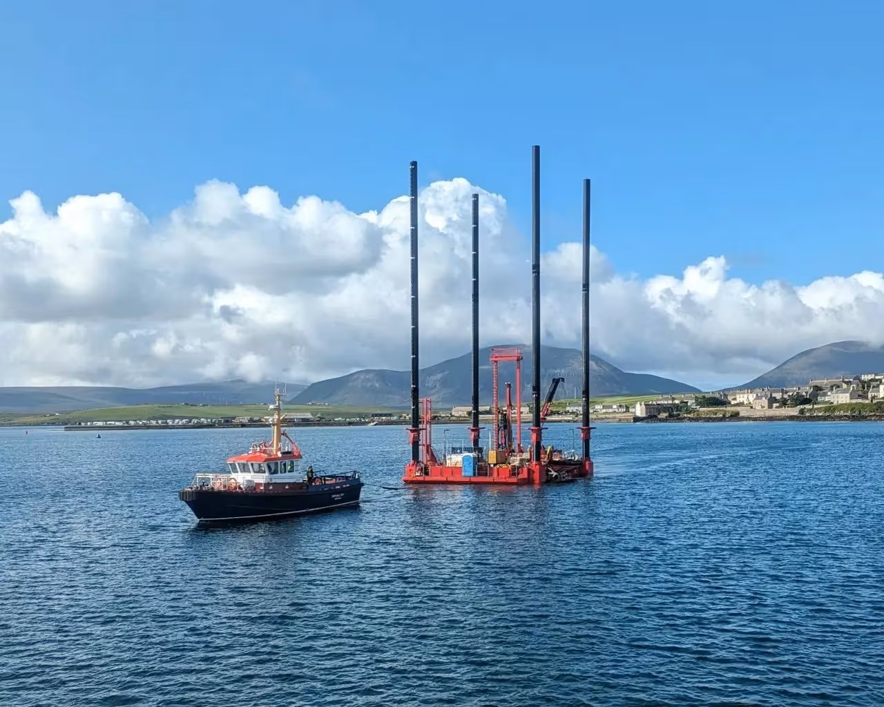 Site investigations for SSEN power transmission link
