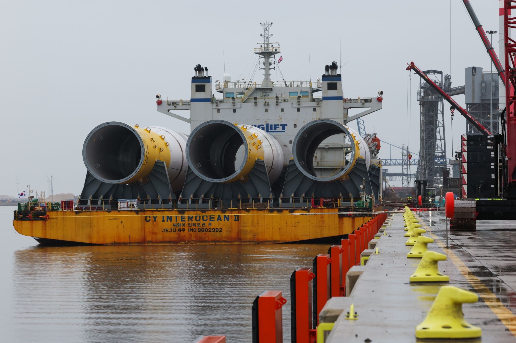 First monopiles for Hornsea 3 at Steel River Quay